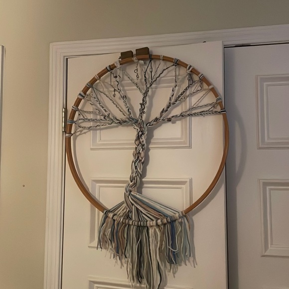 Accents | Handmade Artisan Large Round Hoop Macram Wall Hanging | Poshmark